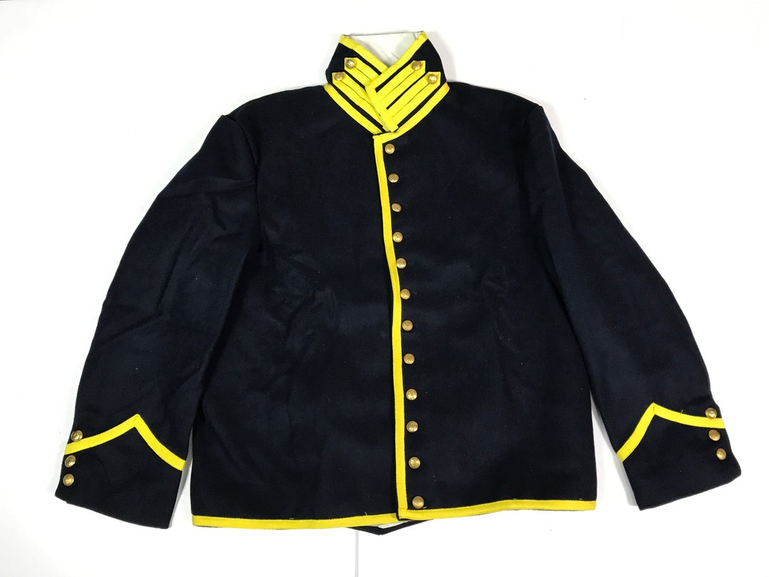 Civil War US Union Yankee Blue Wool Shell Jacket Tunic-cavalry - Etsy