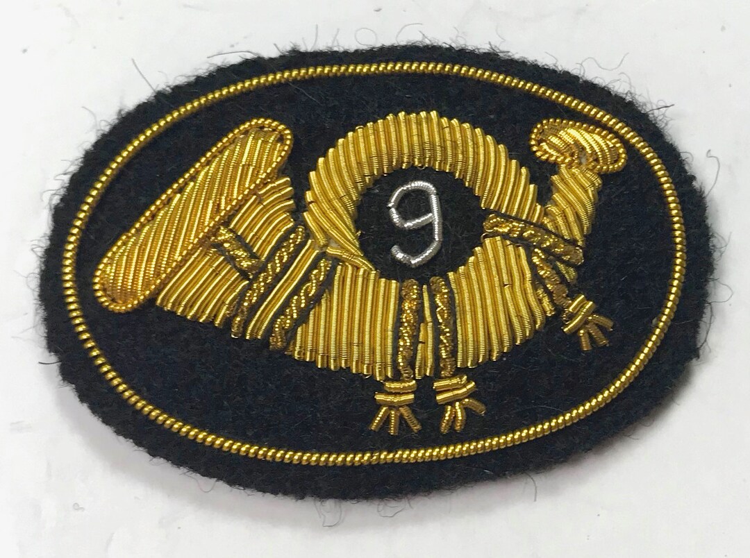 Civil War US Union 9th Infantry Kepi Hardie Hat Brim Cap Insignia-small ...