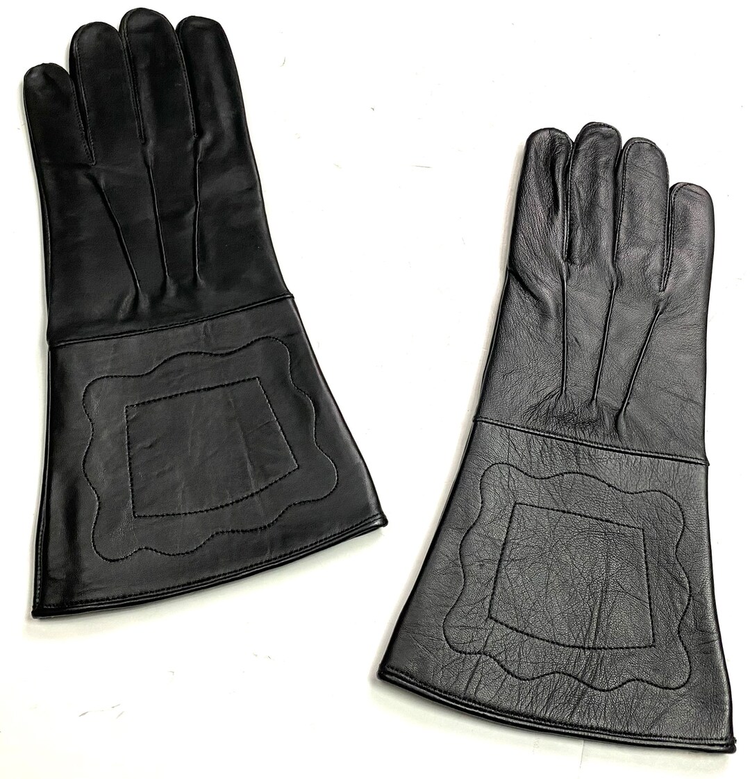 Civil War US Union CSA CS Confederate off Leather Riding Gauntlets ...