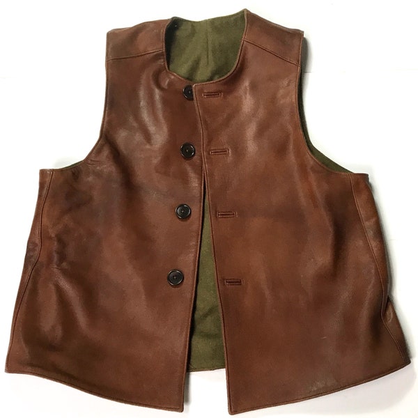 Ww2 Leather Jerkin - Etsy