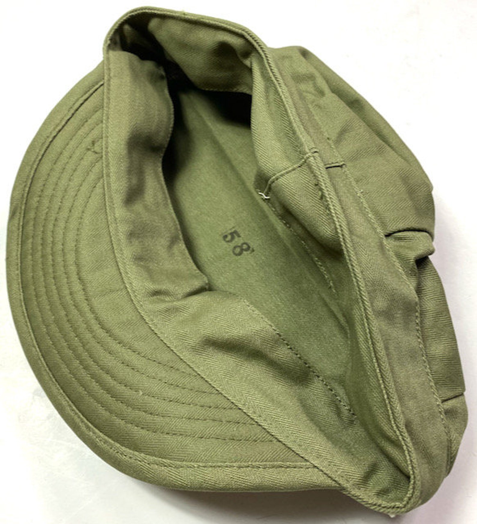 WWII US USMC Marine P1941 Summer Hbt Combat Field Cap-Large | Etsy