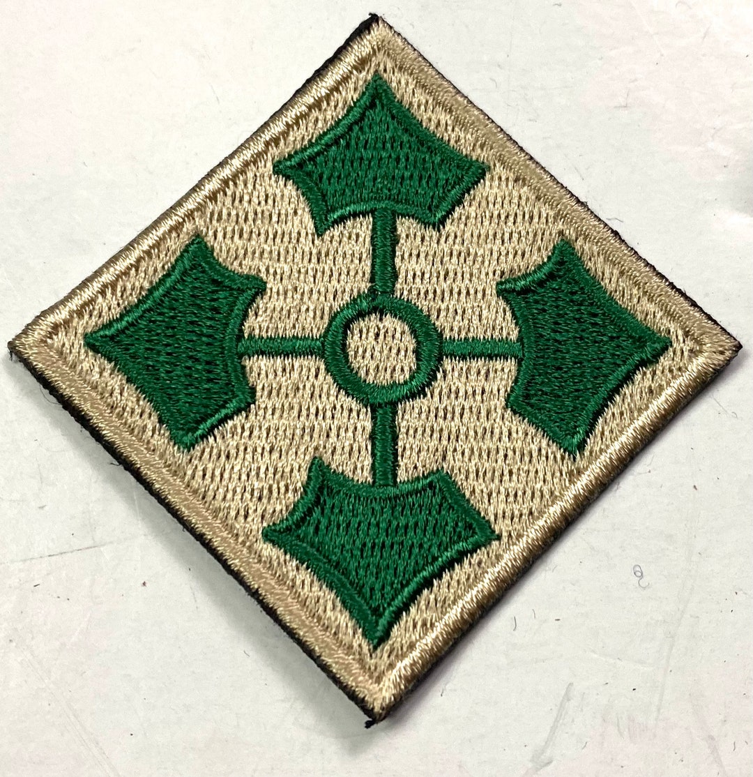 WWII US Army 4th Infantry Division Jacket Shirt Sleeve Insignia Patch ...