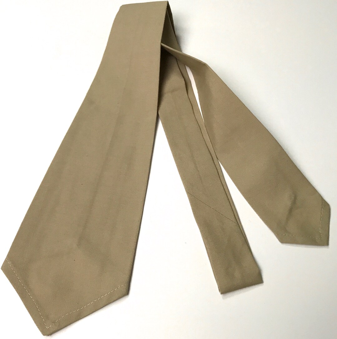 WWII US Army Khaki Class A Tie - Etsy