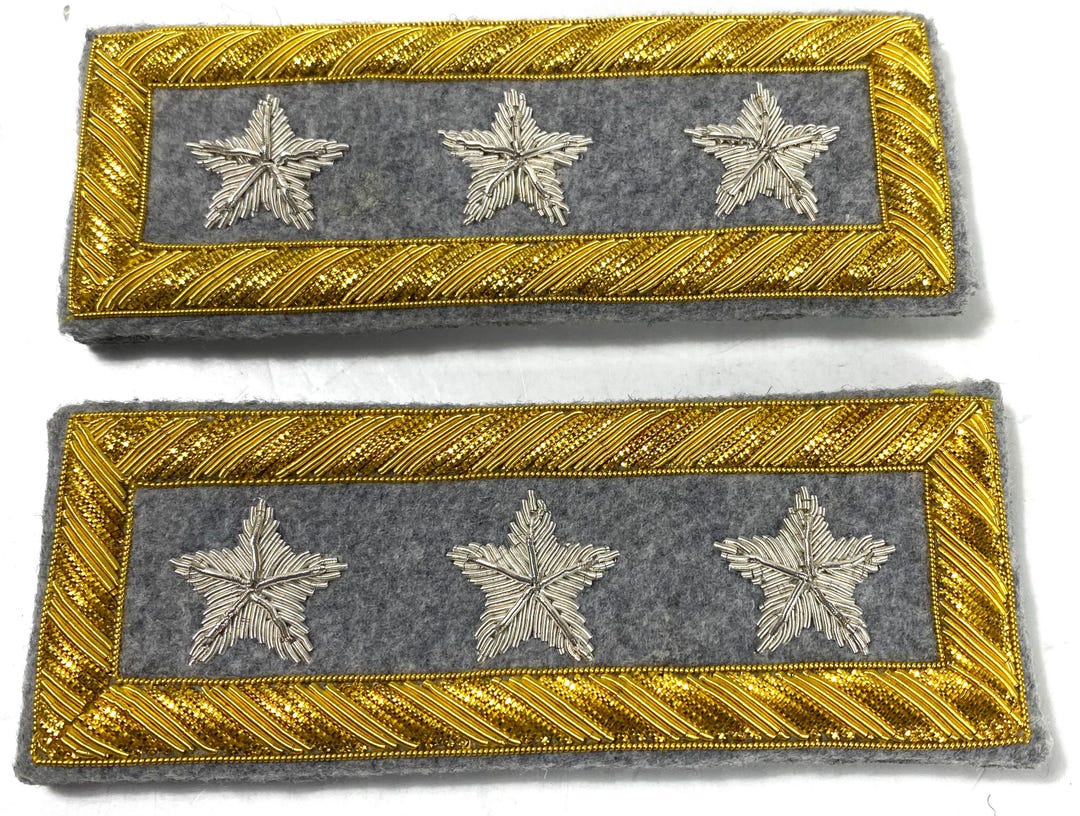 Civil War CS CSA Confederate General Officer Jacket Tunic Rank Shoulder ...