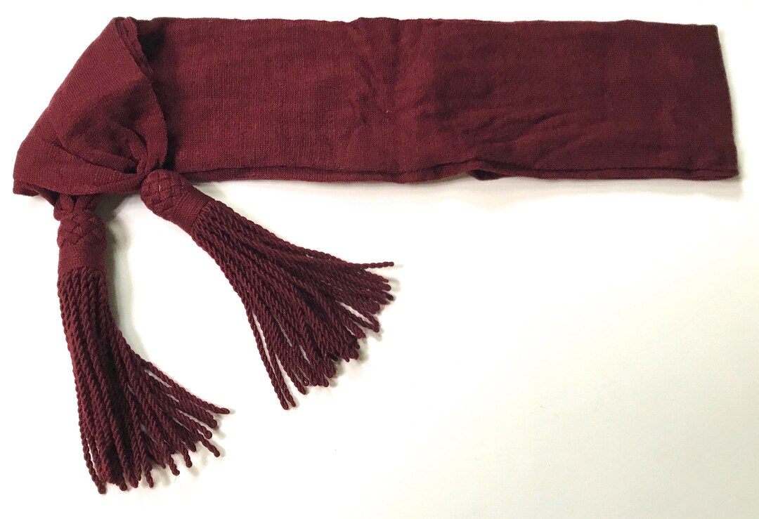 Civil War US Union Officer NCO Maroon Wool Uniform Sash - Etsy