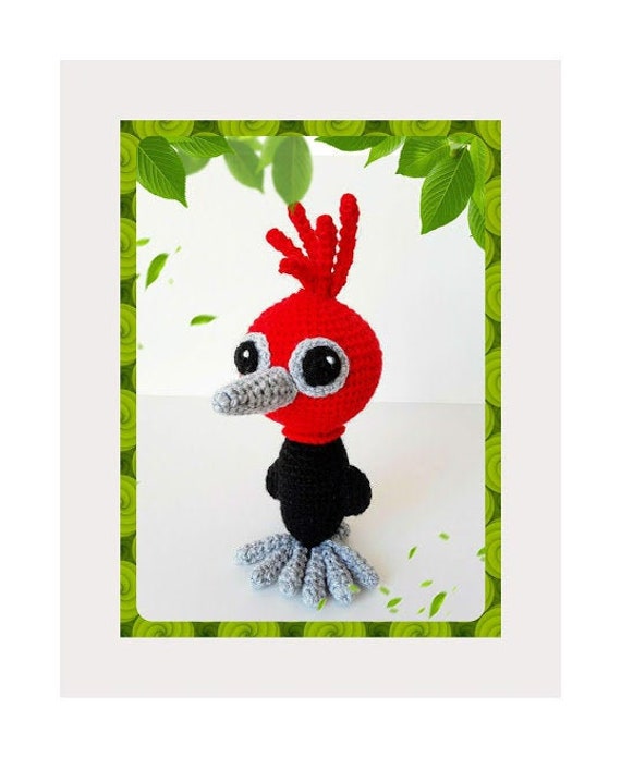 PDF Crochet Pattern Max the Woodpecker / Patrón En PDF Para | Etsy