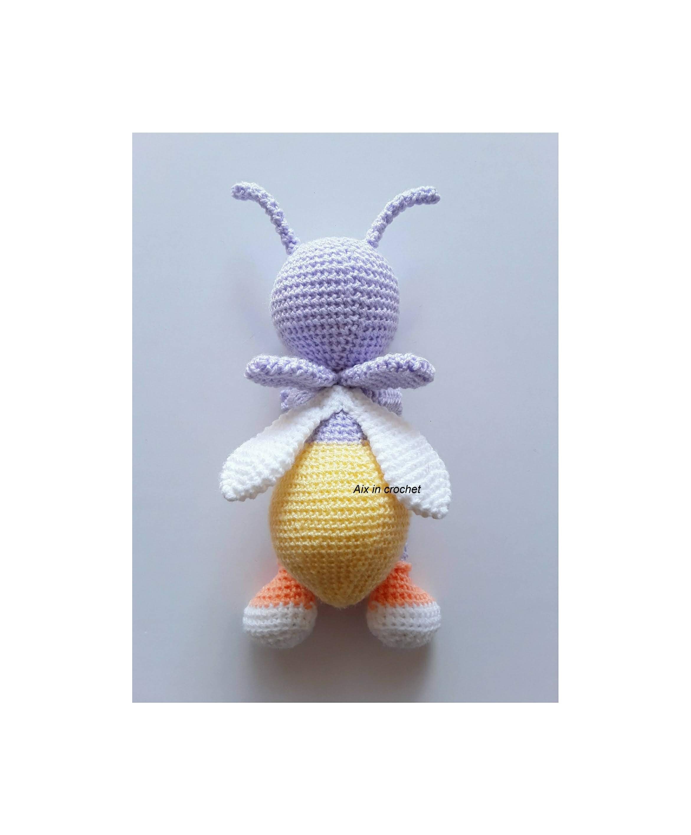 PDF Crochet Pattern Lucy, the Firefly / Patrón De Crochet En PDF Para ...