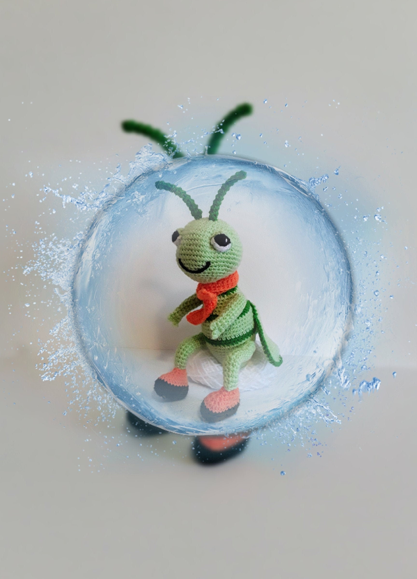 Grillo patrón de crochet en PDF / Saltamontes /PDF Pattern - Etsy España