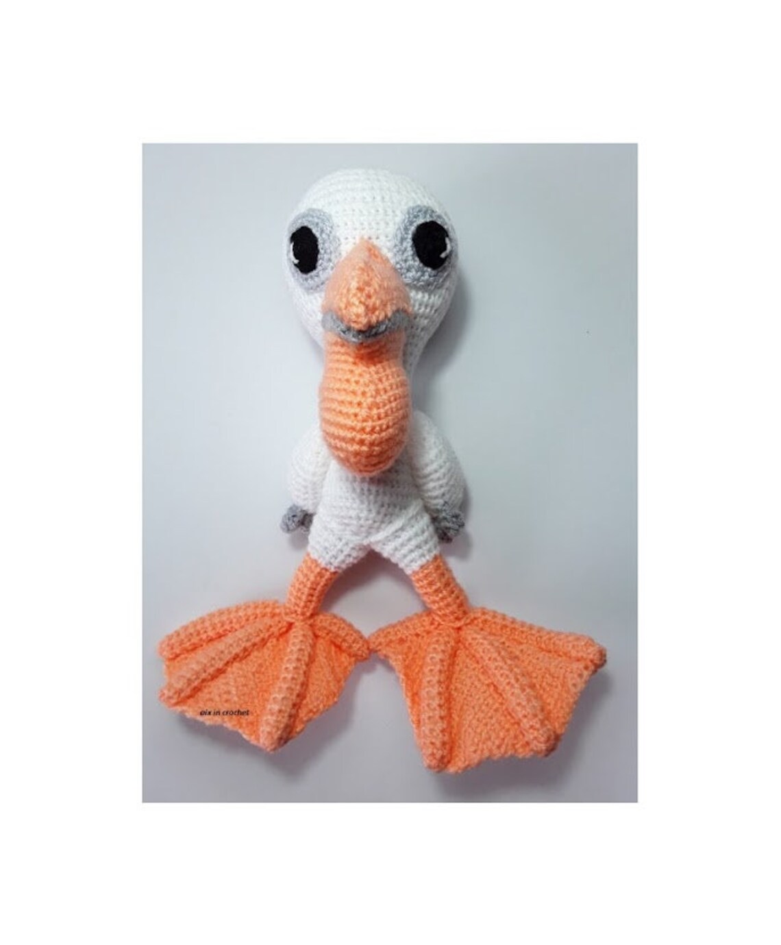 PDF Crochet Pattern Remy the Pelican / Patrón En PDF Para Tejer a ...
