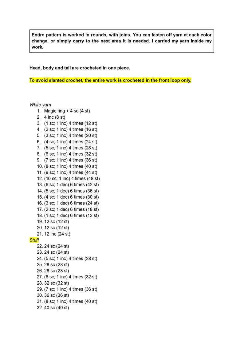 PDF Crochet Pattern Lucy, the Firefly / Patrón De Crochet En PDF Para ...