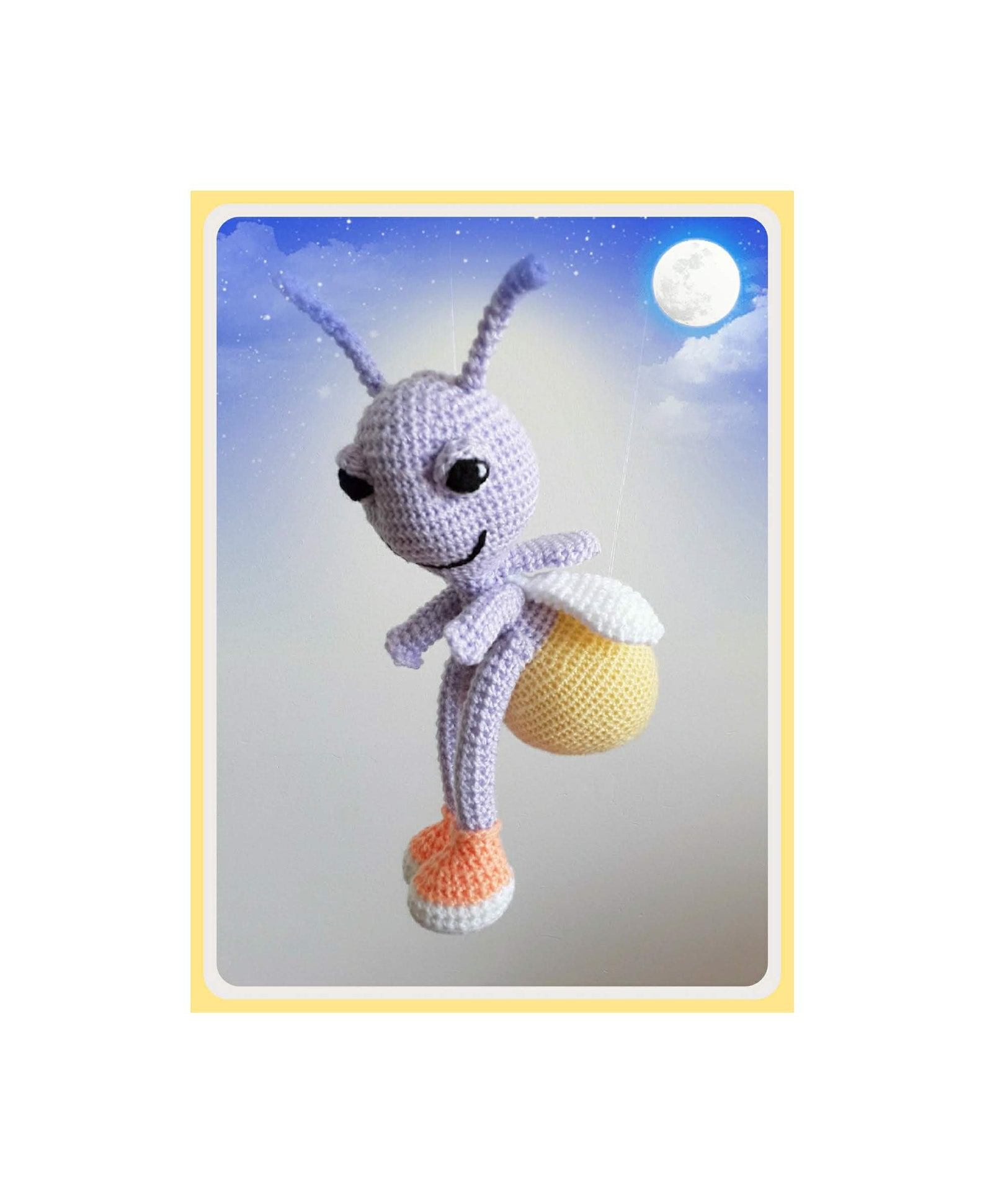 PDF Crochet Pattern Lucy, the Firefly / Patrón De Crochet En PDF Para ...
