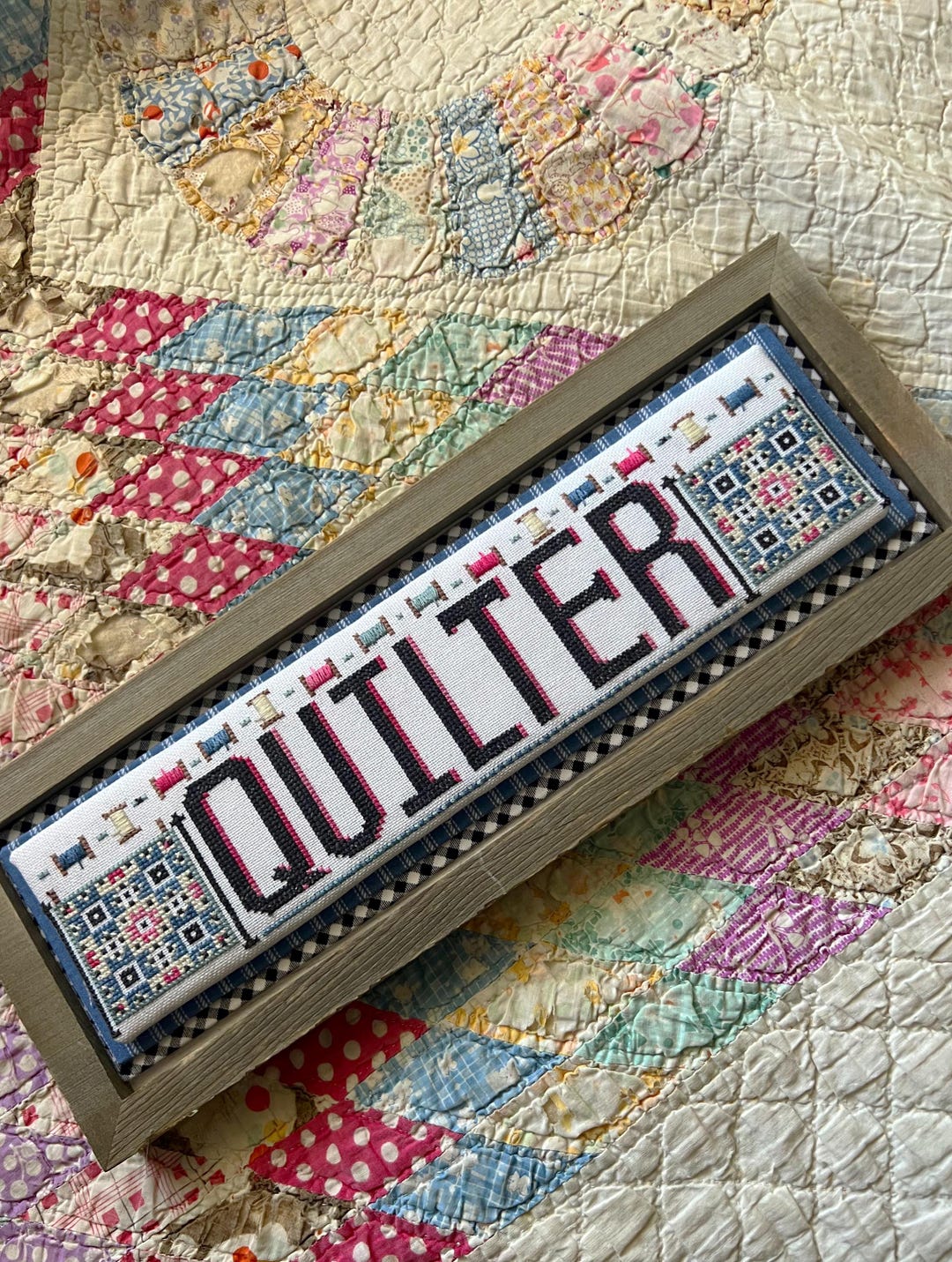 Quilter-word Swap Cross Stitch Series - Etsy