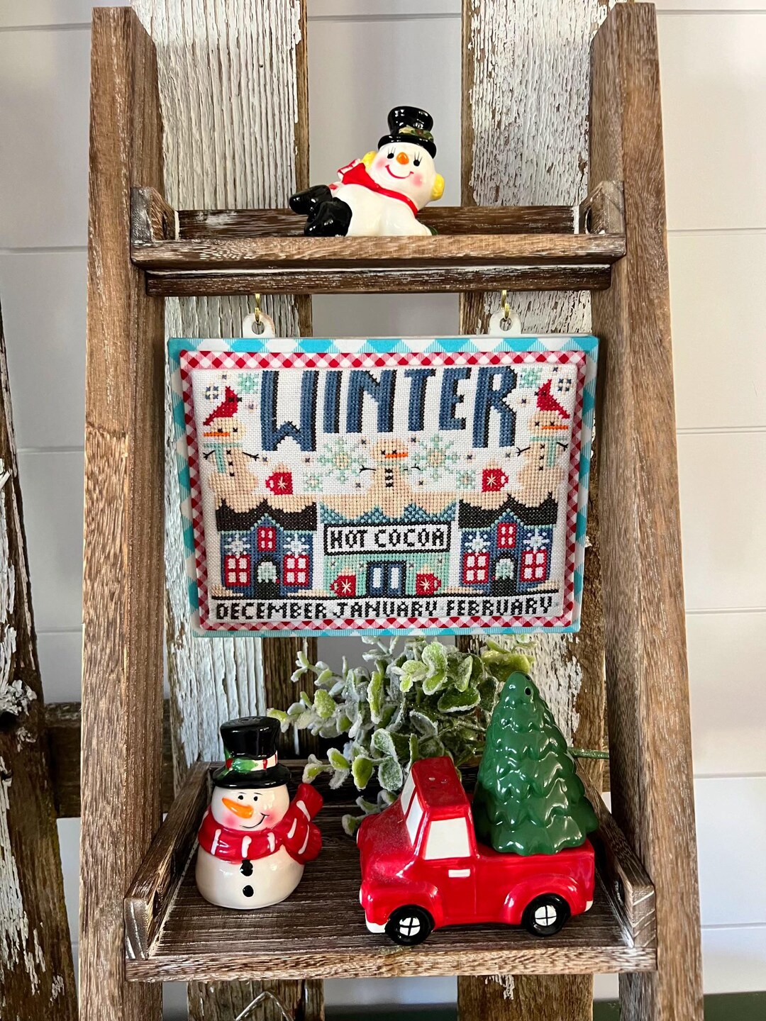 Winter Stitching Seasons-cross Stitch Series - Etsy