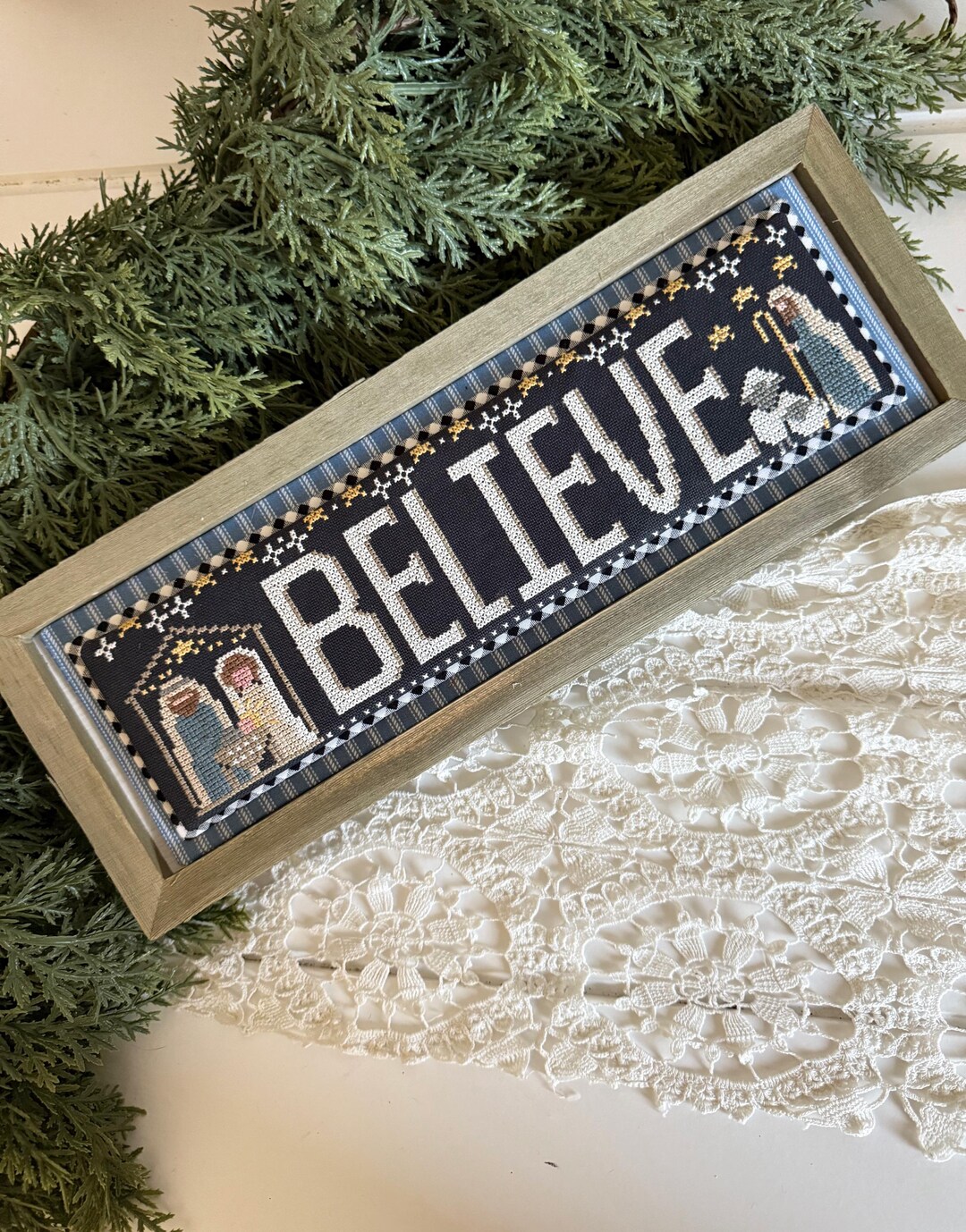 Believe-word Swap Cross Stitch Chart - Etsy