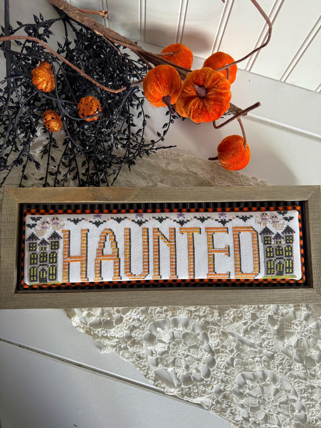 Haunted-word Swap Cross Stitch Chart - Etsy