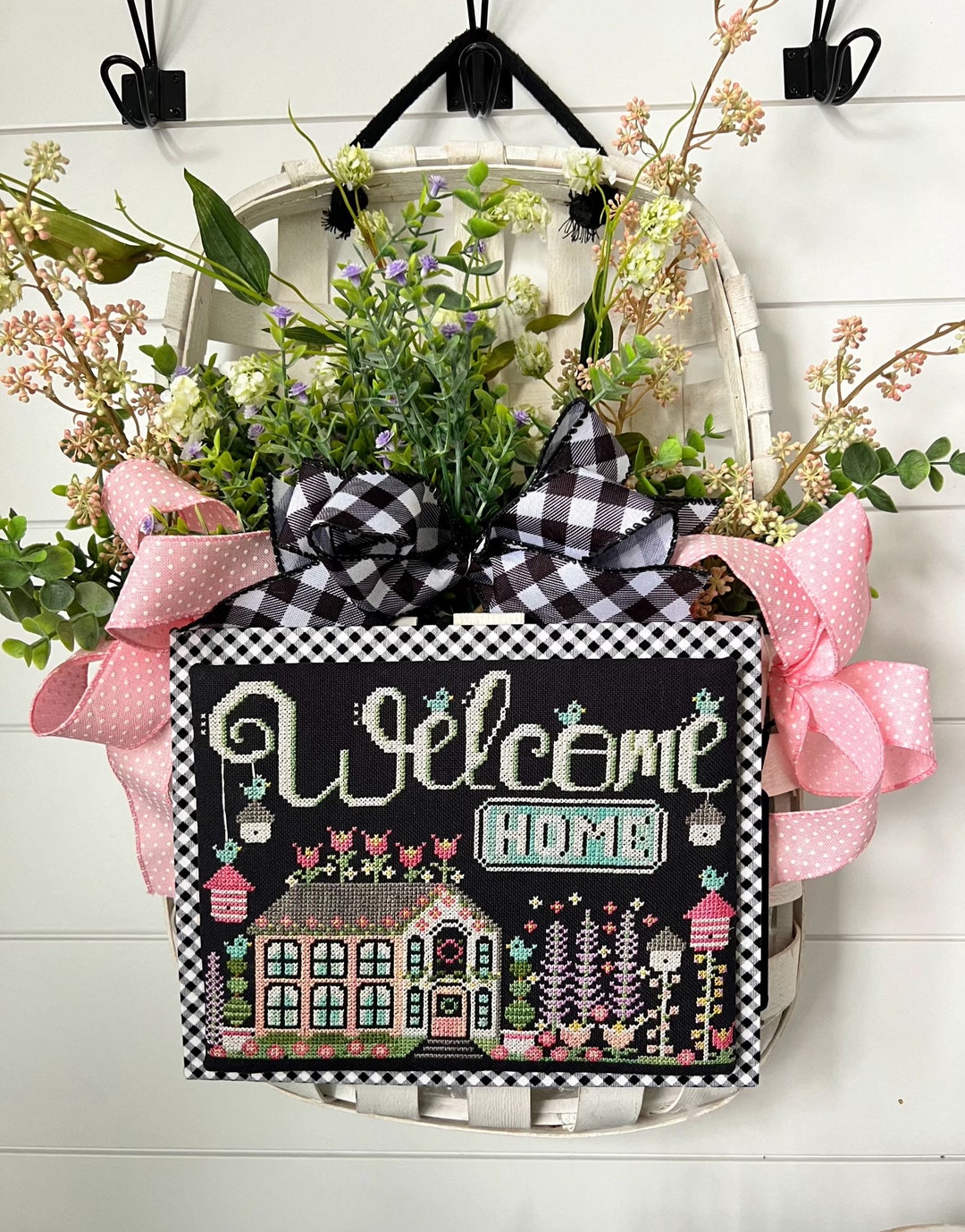 Spring-welcome Home Series-cross Stitch Chart - Etsy