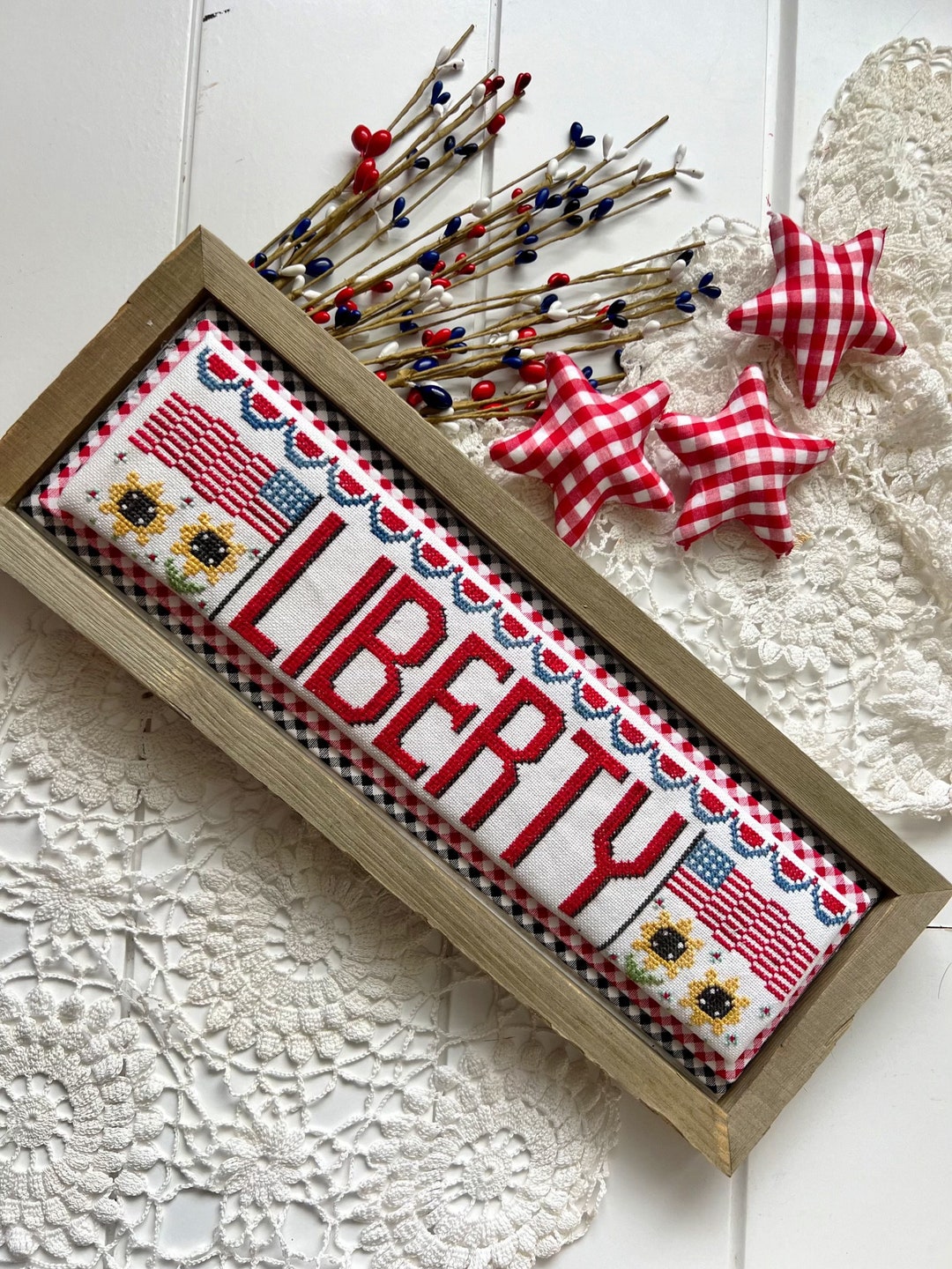Liberty-word Swap Cross Stitch Series - Etsy