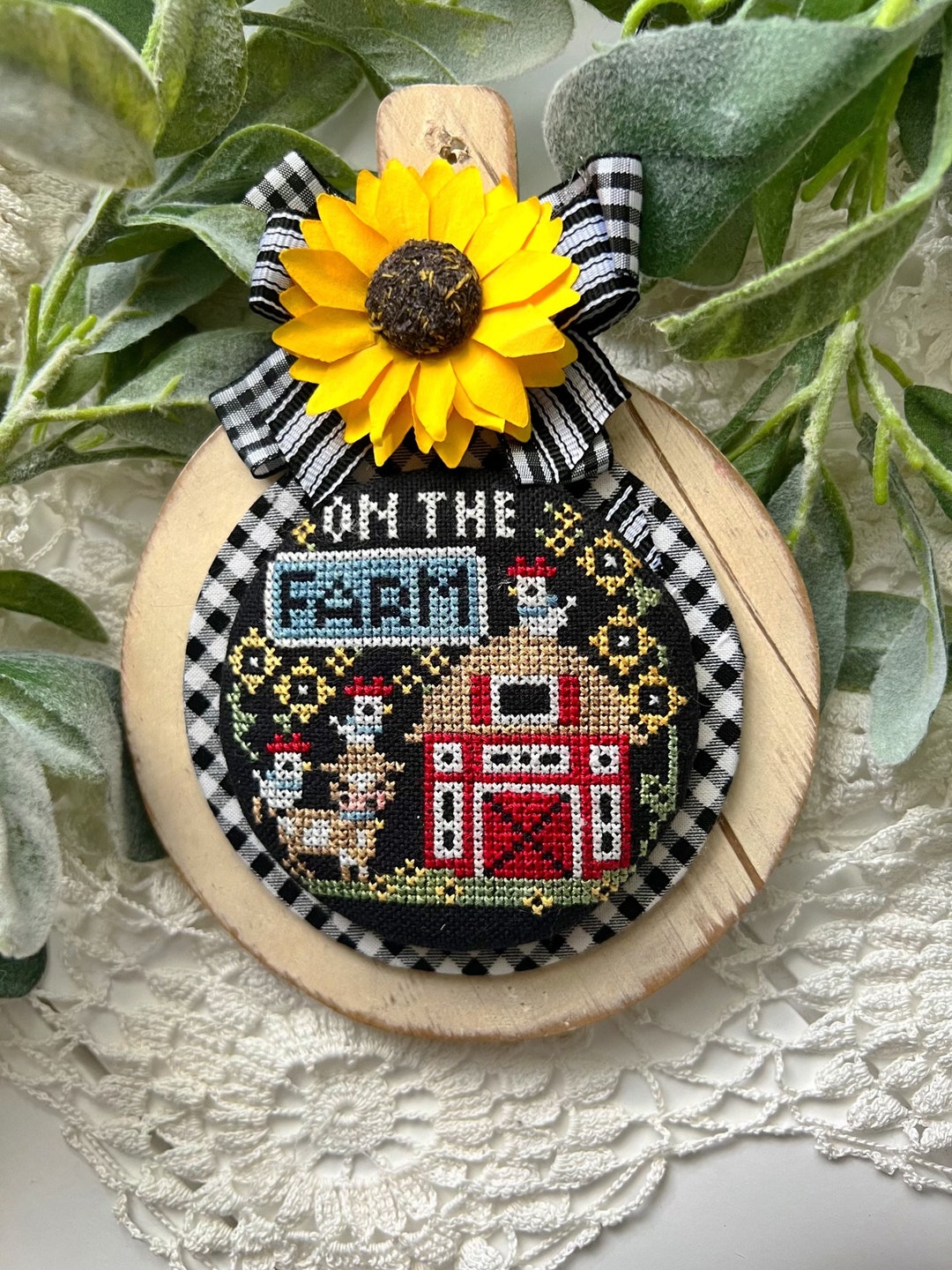 On the Farm With Bonus Farm Life-roundabouts Cross Stitch - Etsy