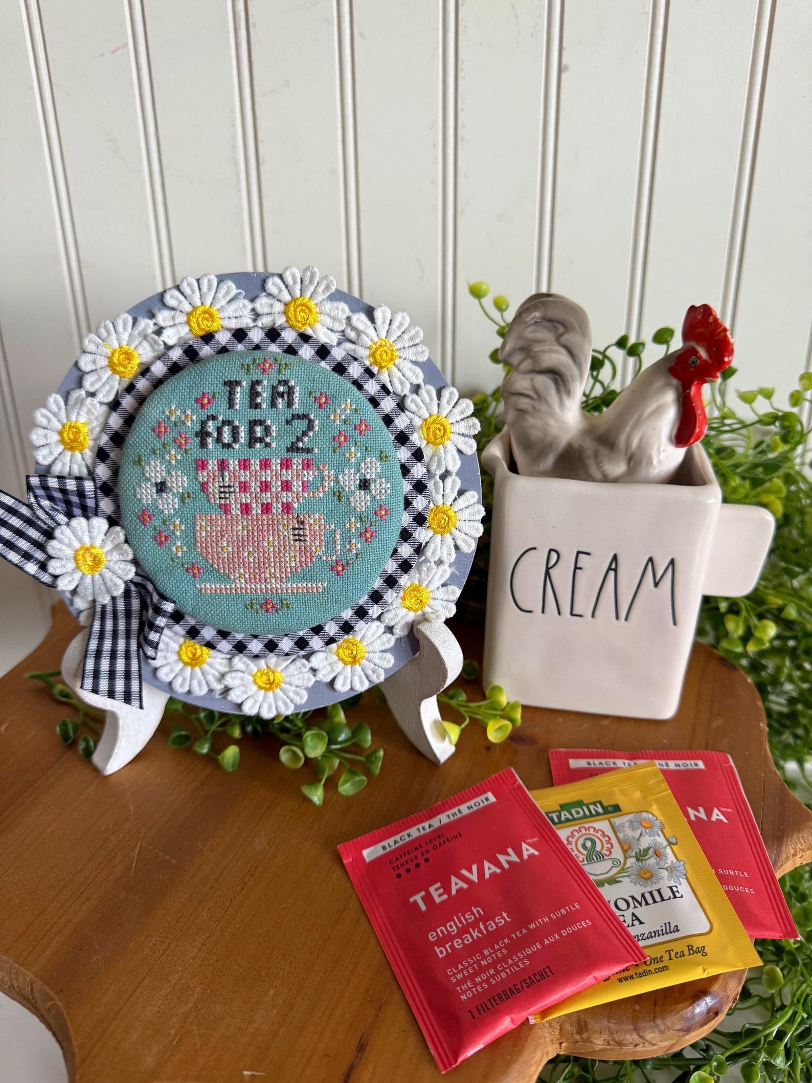 Tea for Two-roundabouts Cross Stitch Chart - Etsy