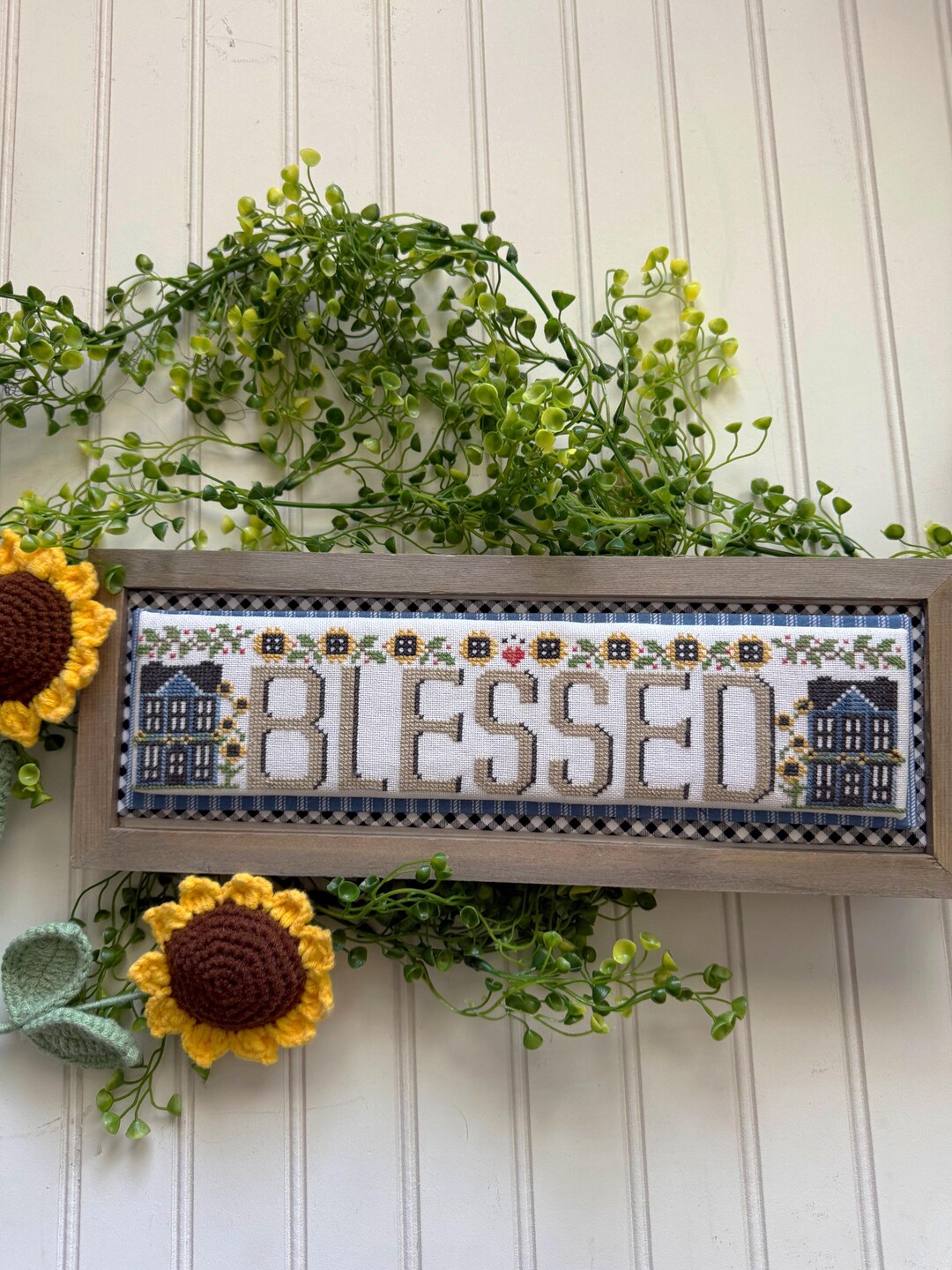 Blessed-word Swap Cross Stitch Chart - Etsy