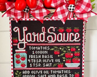 YARD SAUCE Recipe Box Collection Stitching With the Housewives Cross Stitch Pattern-2 - Etsy