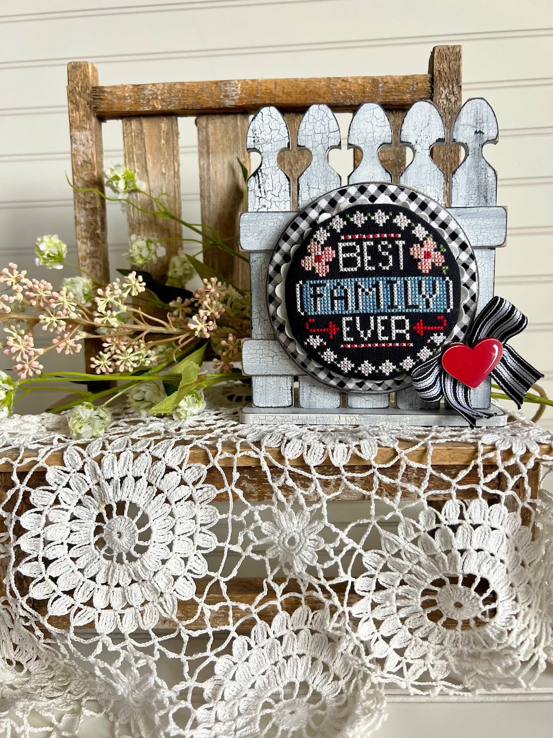Best Family Ever-roundabouts Cross Stitch Series - Etsy