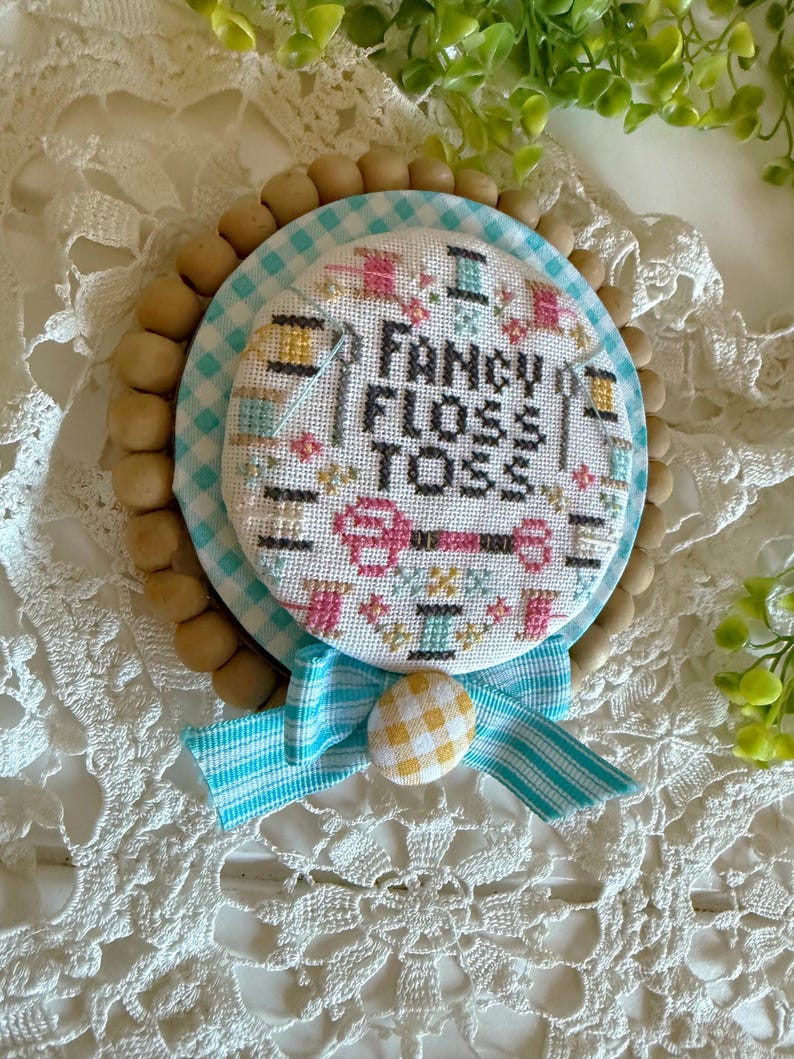 Fancy Floss Toss-roundabouts Cross Stitch Chart - Etsy