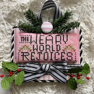 Weary World Rejoices-sassy Strippers Cross Stitch Series - Etsy