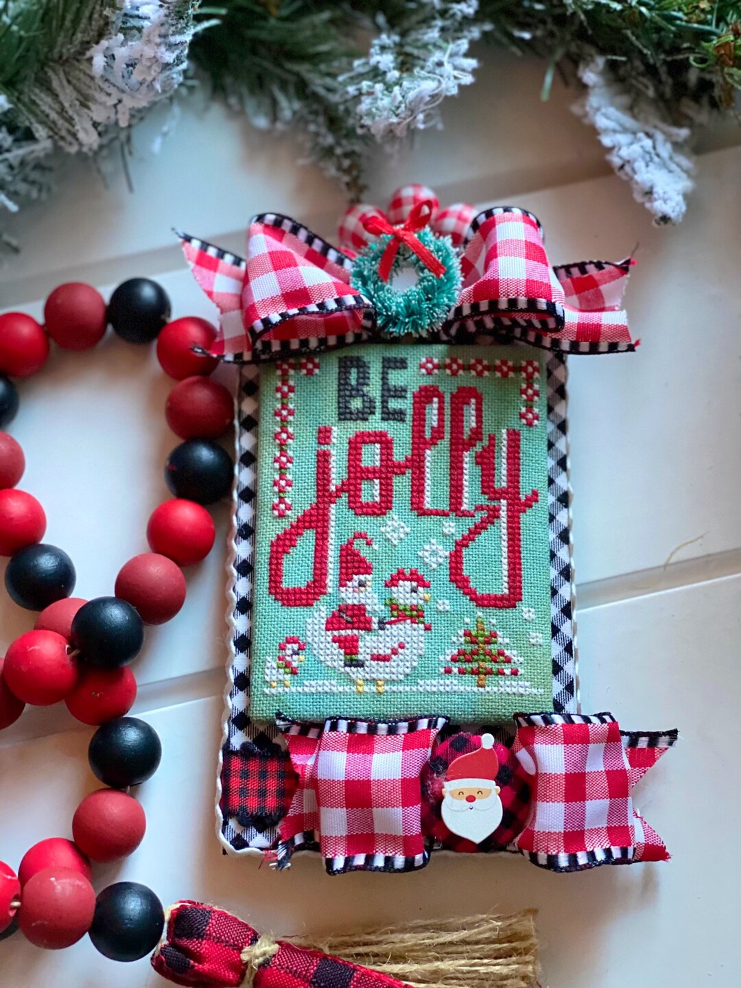 Be Jolly-tiered Tray Tidbit - Etsy