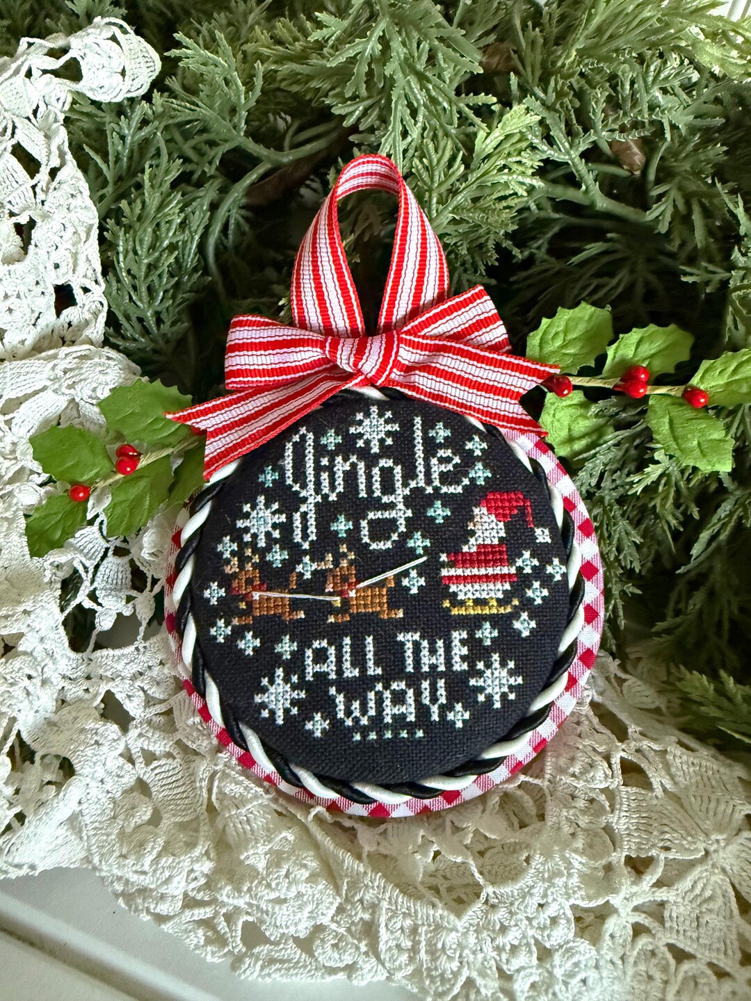 Jingle All the Way-roundabouts Cross Stitch Chart - Etsy