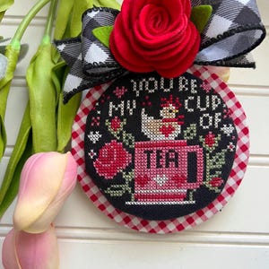 You’re My Cup of Tea-roundabouts Cross Stitch - Etsy