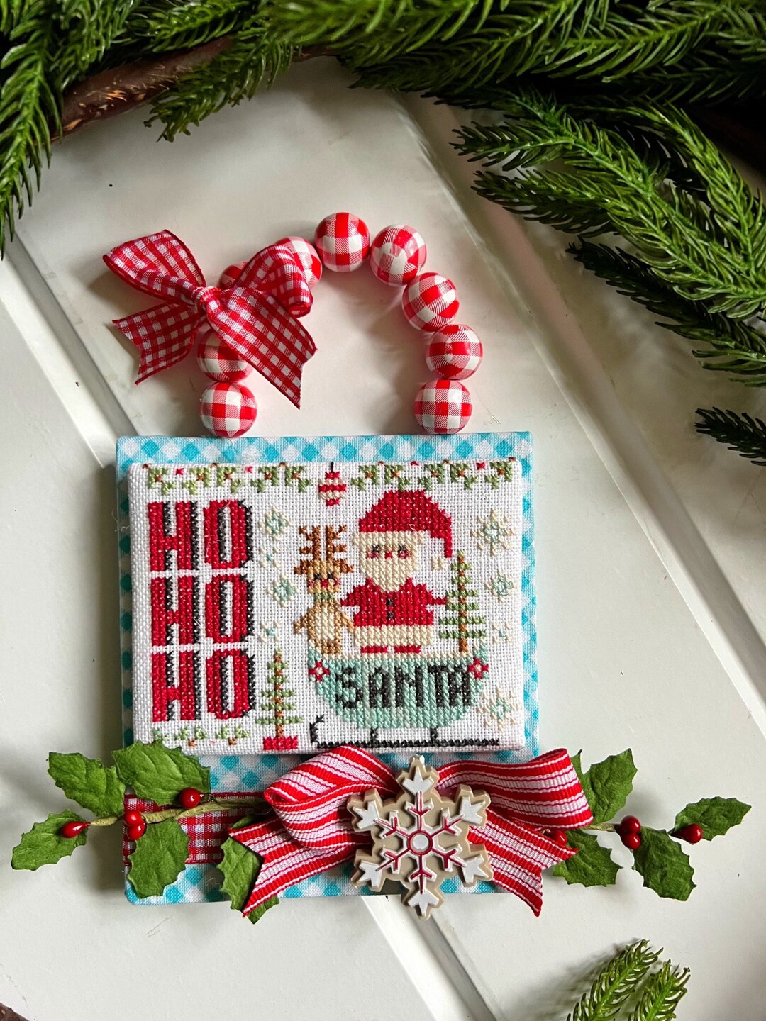 Santa Sleigh-tiered Tray Tidbit - Etsy