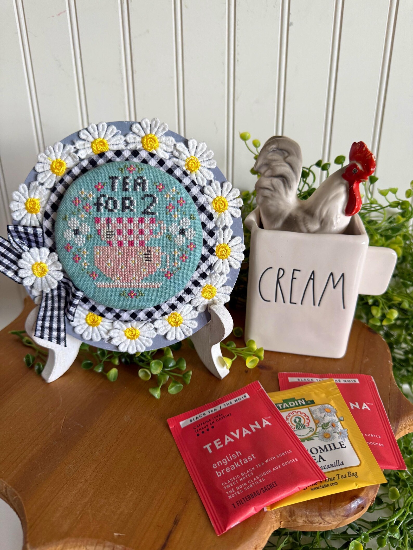 Tea for Two-roundabouts Cross Stitch Chart - Etsy