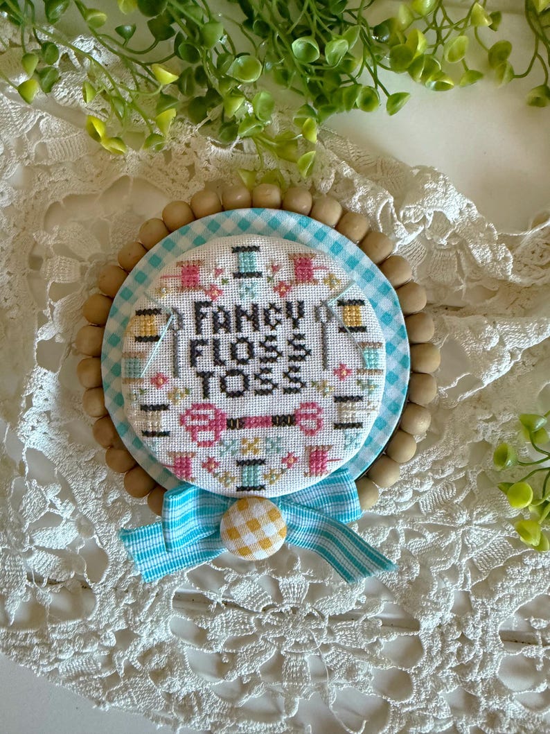 Fancy Floss Toss-roundabouts Cross Stitch Chart - Etsy