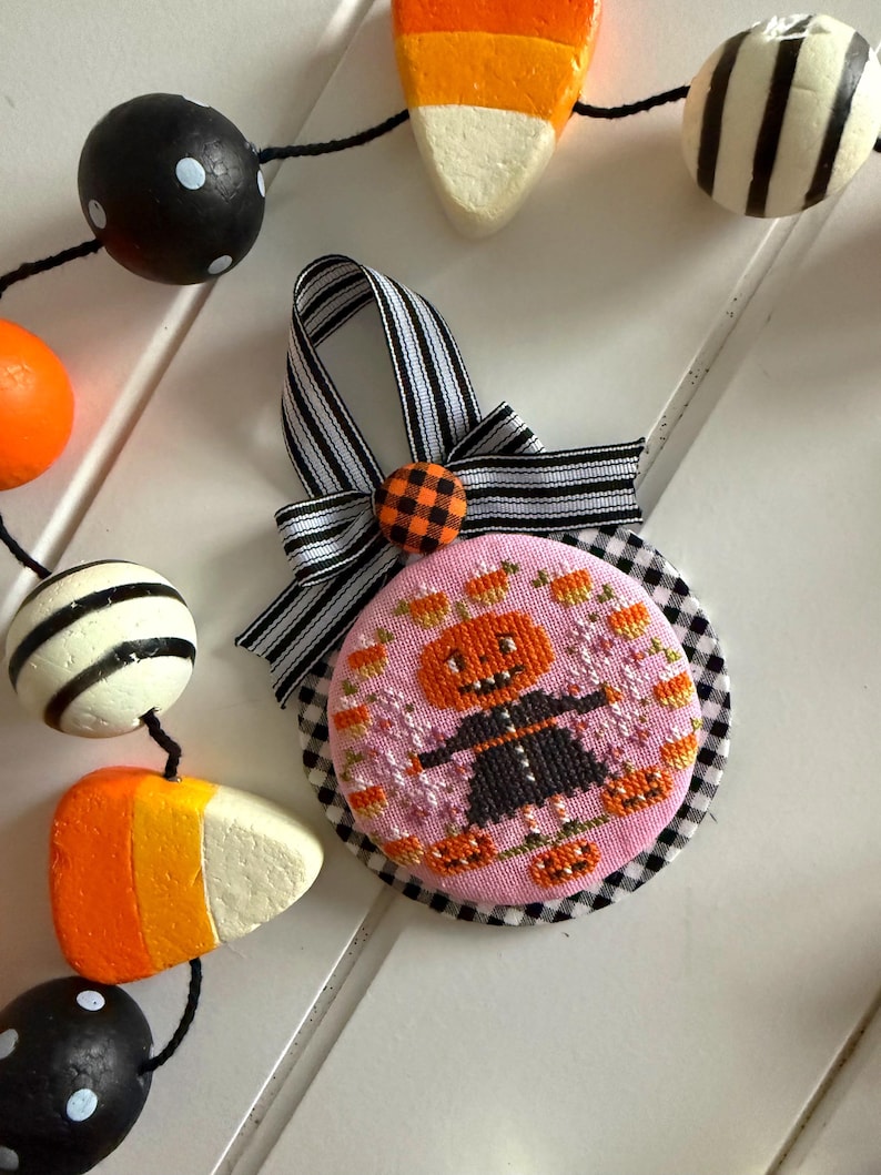 The Punkin Head Roundabouts Cross Stitch With Spooky Bonus - Etsy