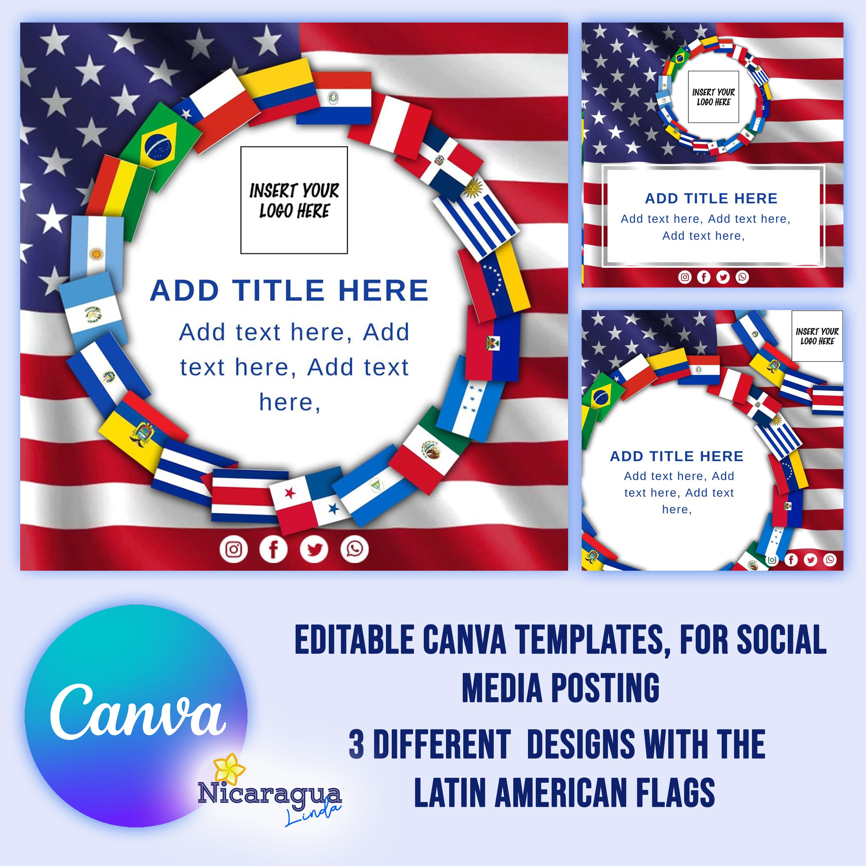Latin American Flags