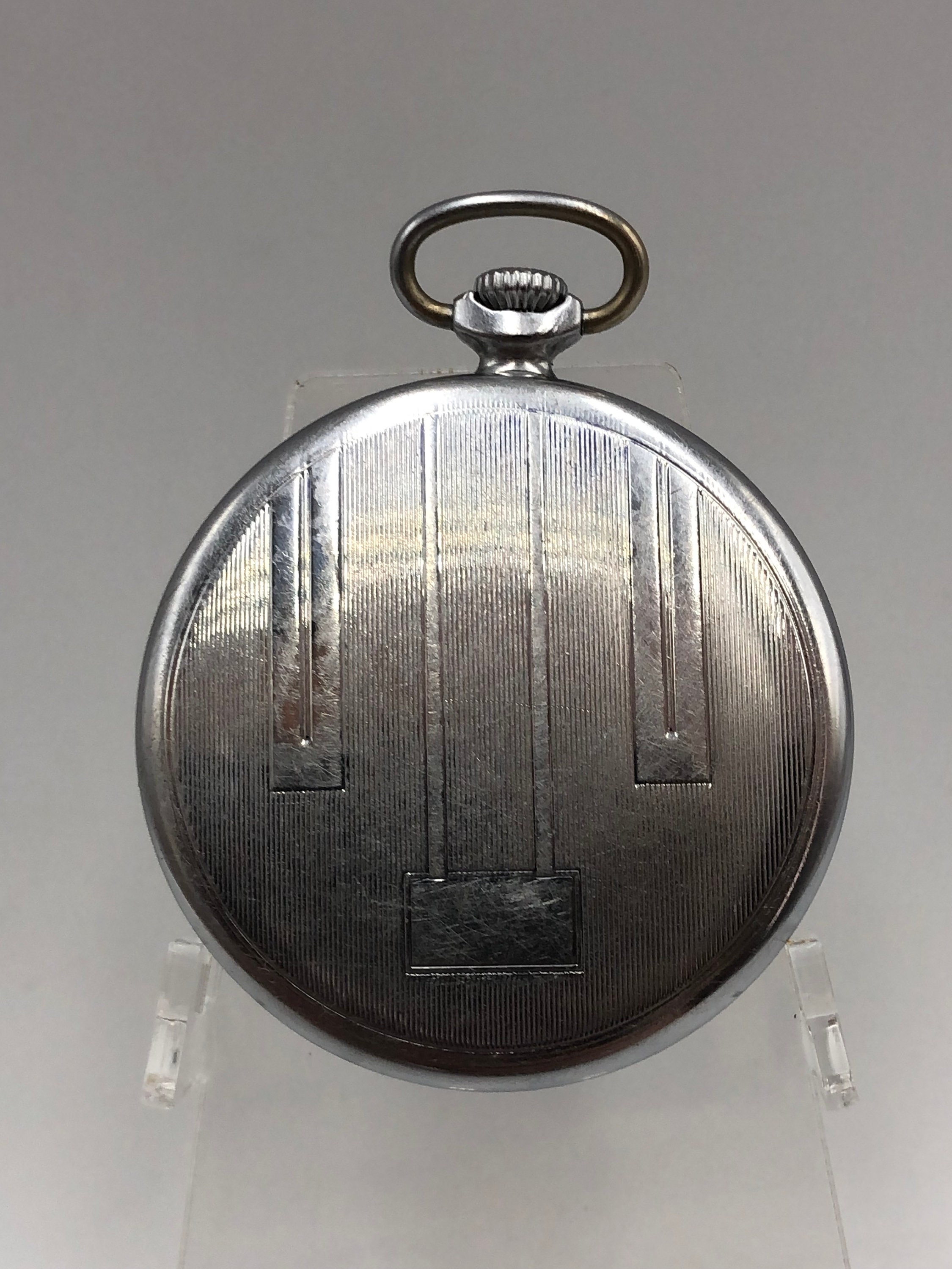 Vintage Mechanical Pocket Watch Molnija Pocket Watch Soviet - Etsy