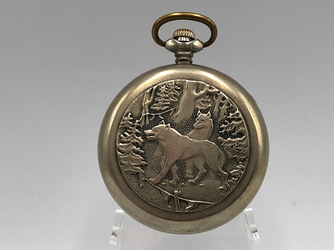 Vintage Mechanical Pocket Watch Molnija Pocket Watch USSR. Mechanical Watches Have Been Serviced ...
