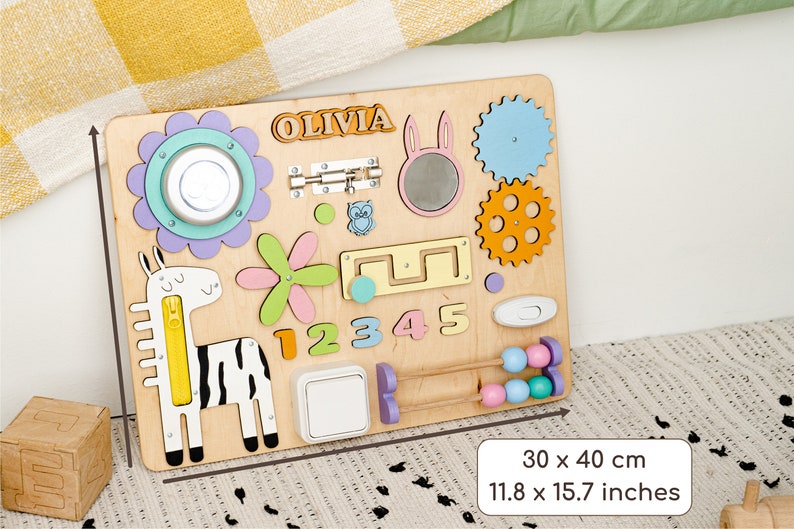 Busy Board, Toddler Busy Board, Mini Busy Board, Montessori Busy Board ...