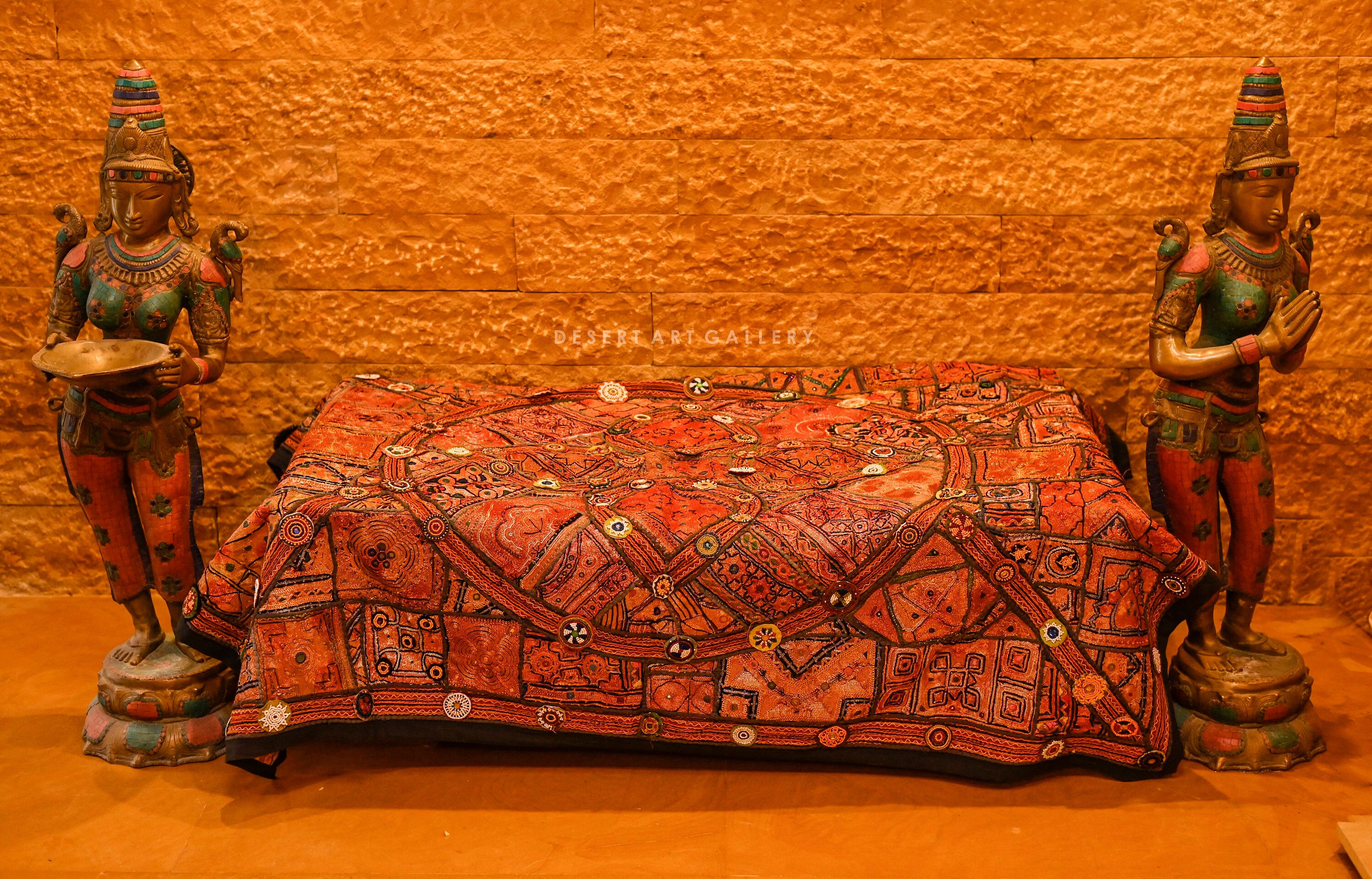 Beautiful Handmade Mukka Work Wall Hanging Patchwork One of a - Etsy