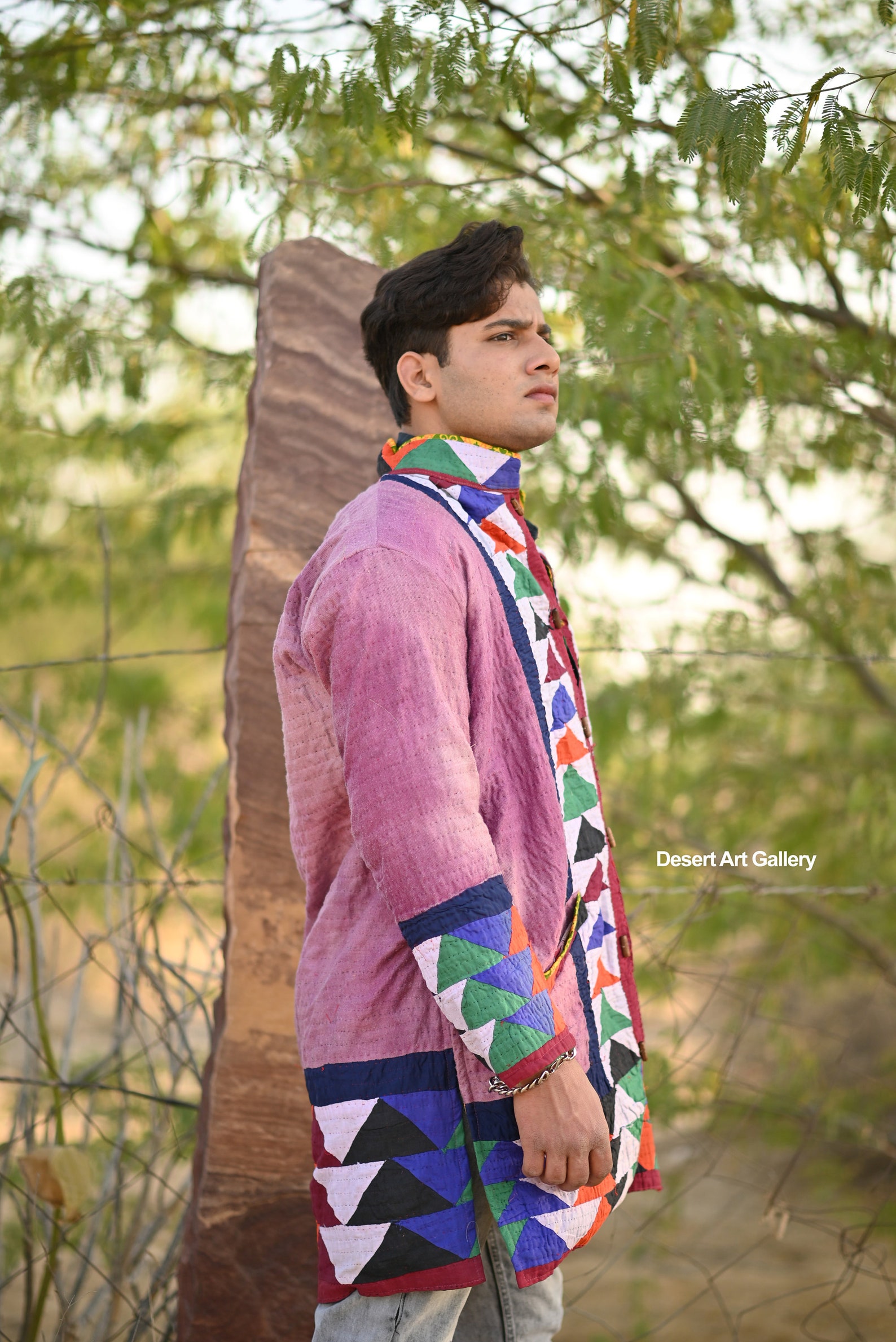 HANDMADE JACKET 1970 Old Fabric Antique Long Jacket /vintage - Etsy