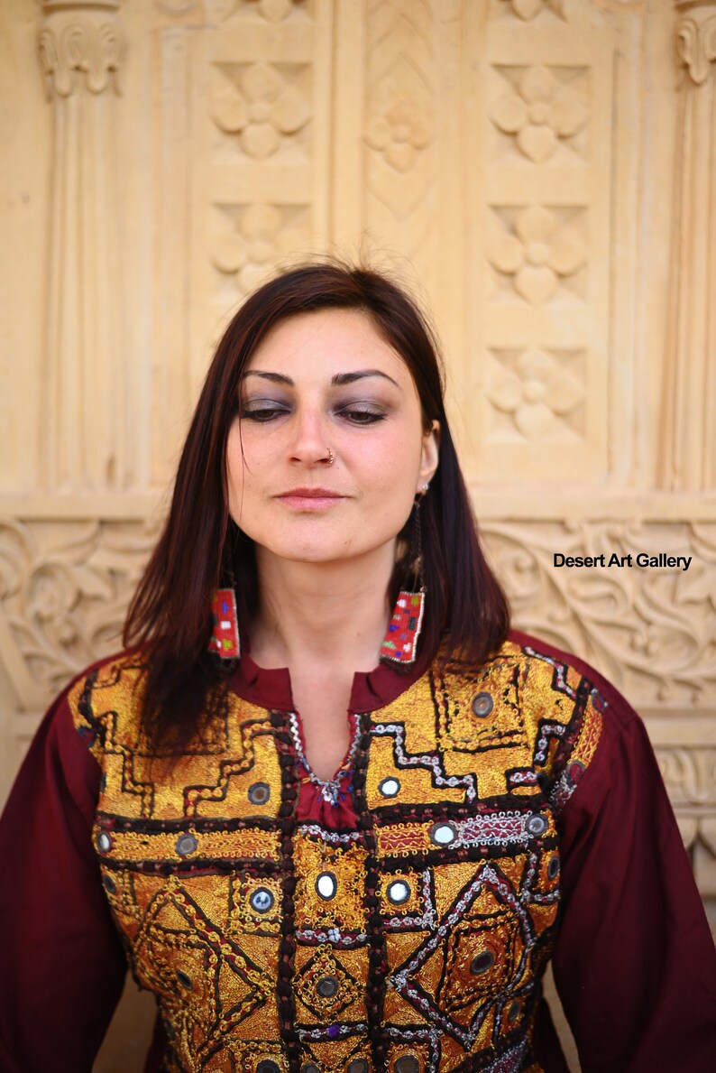 Women Old Handmade Mukka Work Vintage Kurta /patchwork Kurta / - Etsy