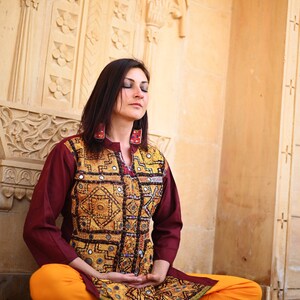 Women Old Handmade Mukka Work Vintage Kurta /patchwork Kurta ...