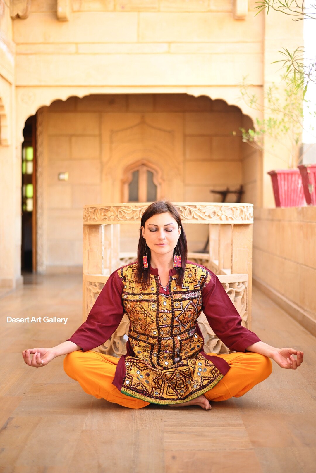 Women Old Handmade Mukka Work Vintage Kurta /patchwork Kurta ...