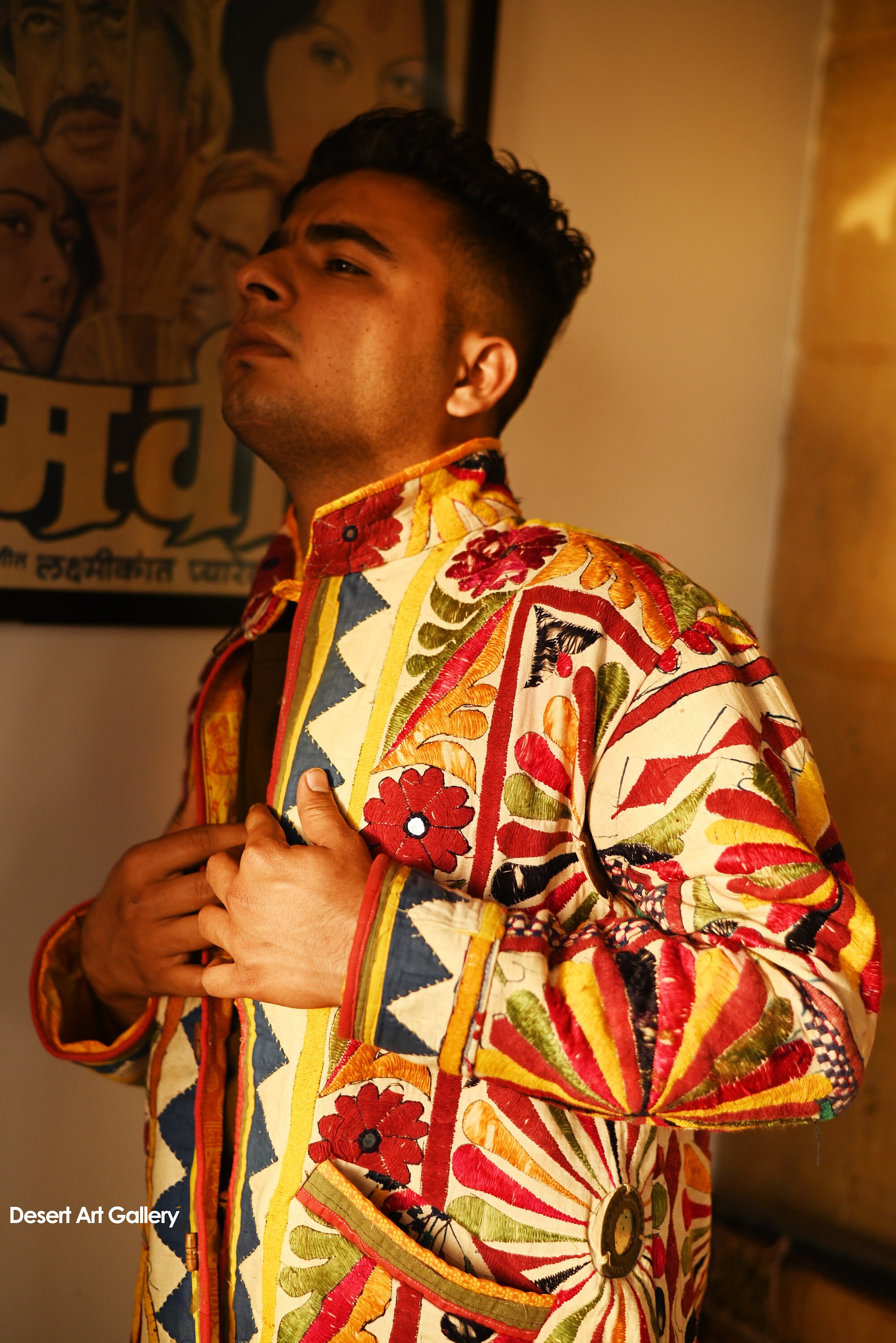 Banjara Handmade Embroidery Jacket With Mirror Work Size X Large Little ...