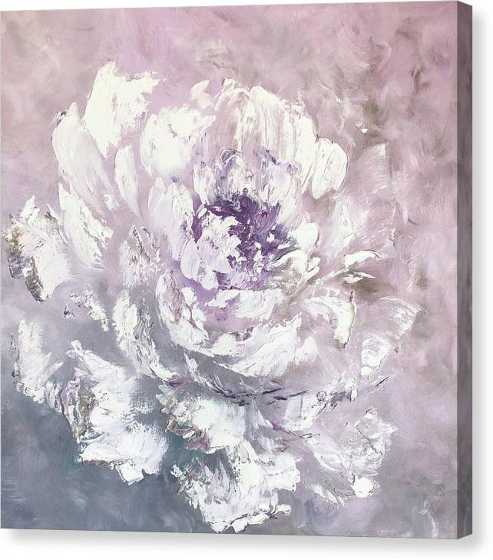 Large wall painting print Abstract peony Painting print | Etsy