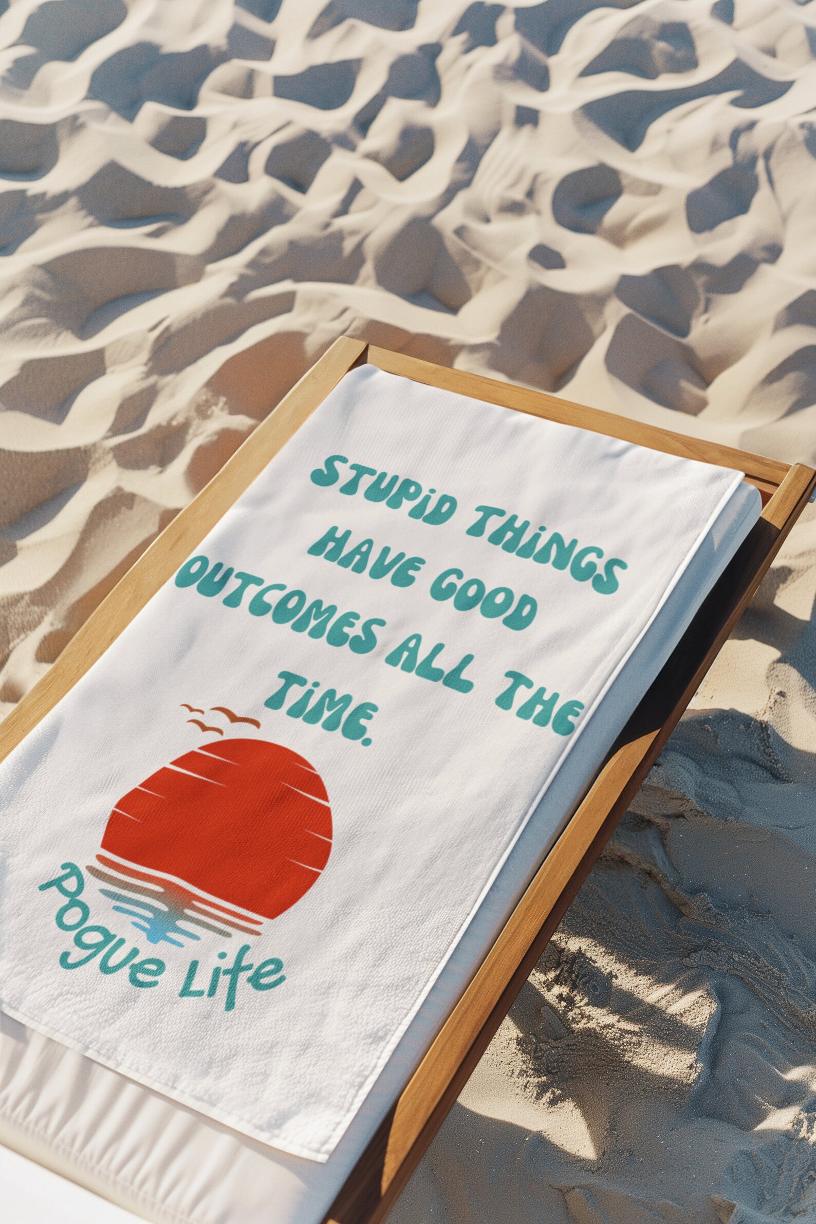 Outer Banks Quote Digital Graphic – "stupid Things Have Good Outcomes ...