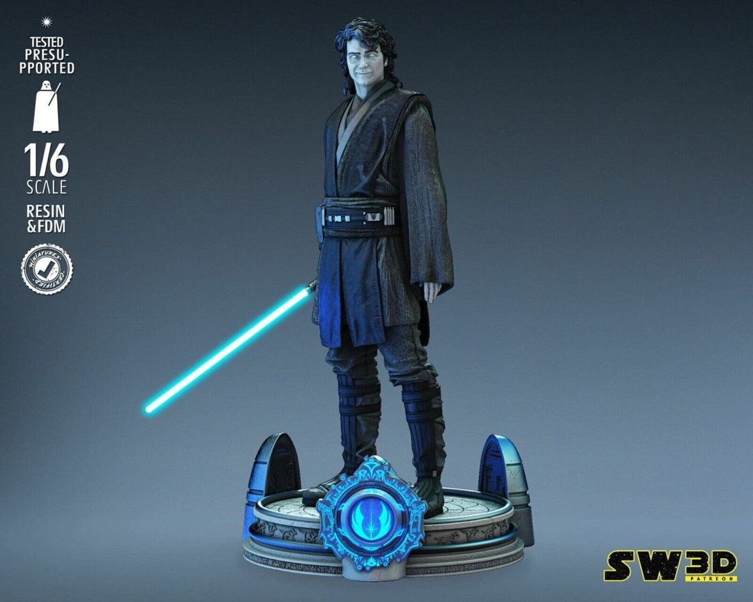 Anakin From Ashoka Resin Scale Model Kit Unpainted 3d Print - Etsy