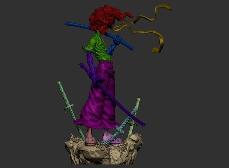 Afro Samurai Resin Scale Model Kit Unpainted 3d Print - Etsy