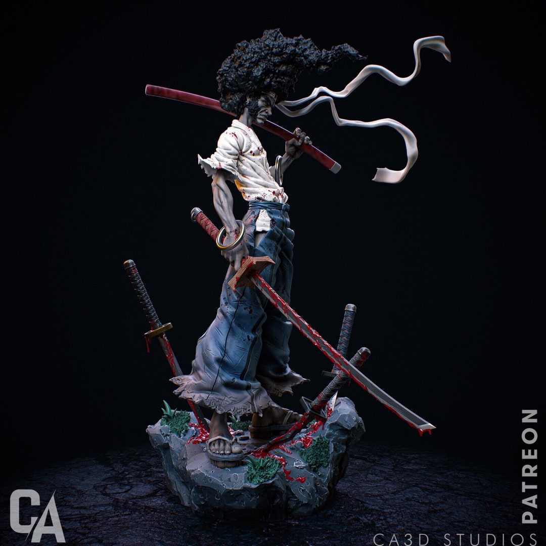 Afro Samurai Resin Scale Model Kit Unpainted 3d Print - Etsy